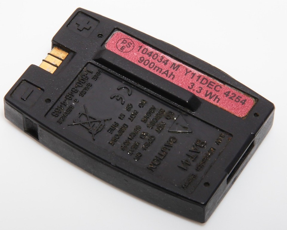 USED Clear-Com HME BAT41 RED Lithium Ion Battery Pk 3.6V 900mAh 3.3Wh ...