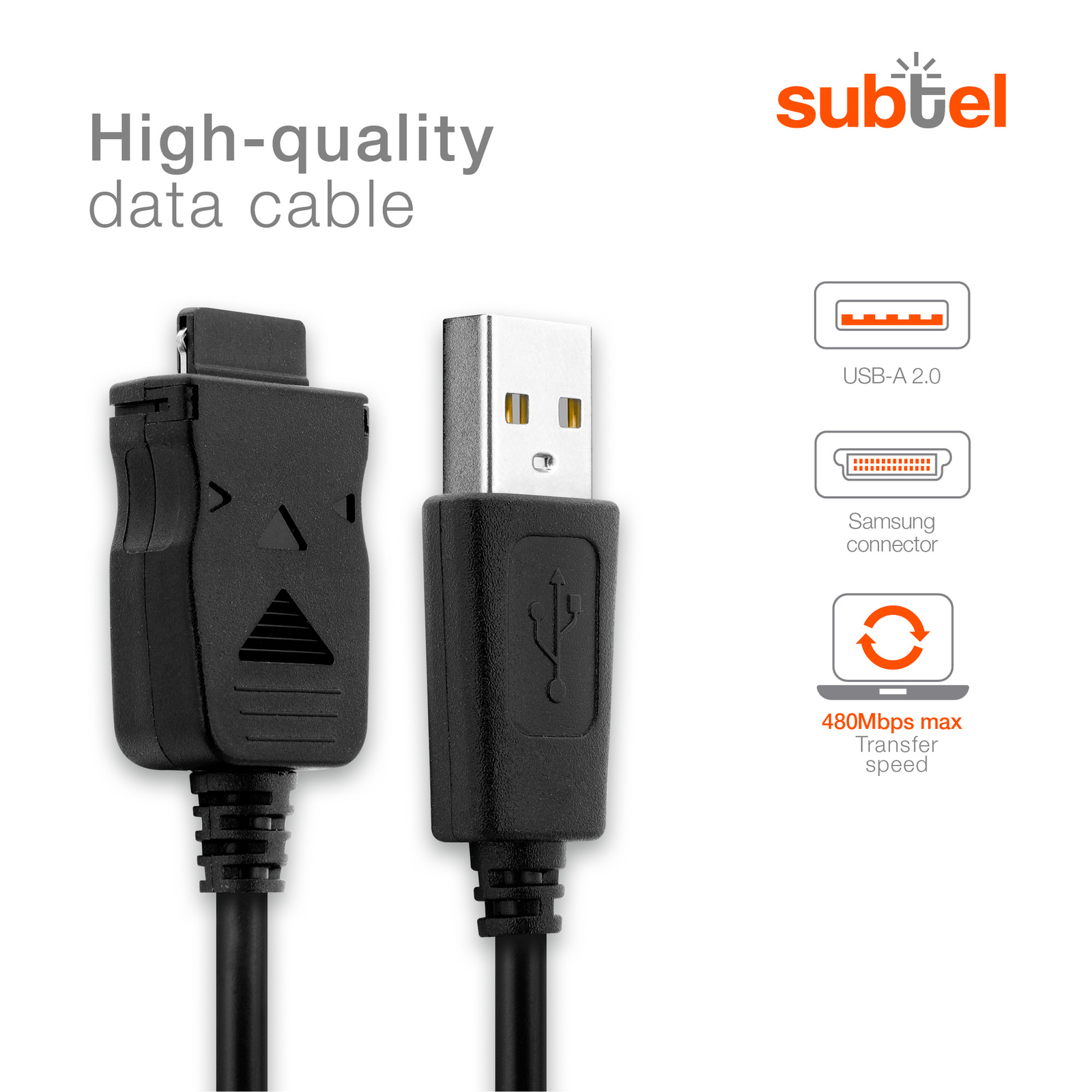 Charging Cable for Samsung SGH-D500 SGH-E730 SGH-X530 SGH-Q200 SGH-X400 ...