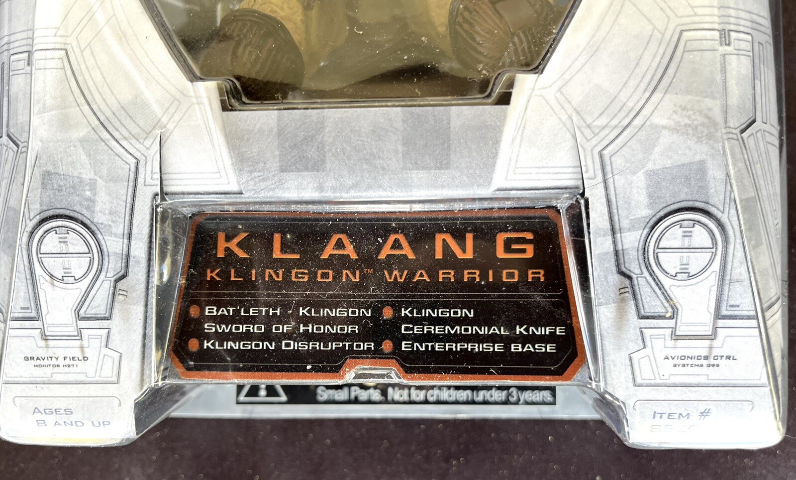 Star Trek ENTERPRISE: KLAANG KLINGON WARRIOR 8" Figure Art Aslyum ...