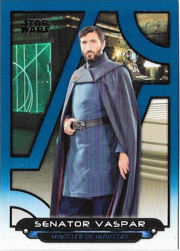 2018 Topps Star Wars Galactic Files Blue RO-45 Senator Vaspar | eBay
