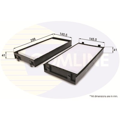 Cabin Filter EKF171 Comline 64116945593 64316945585 | eBay UK