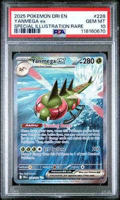 2025 POKEMON DRI EN-DESTINED RIVALS SPECIAL ILLUSTRATION RARE YANMEGA ...