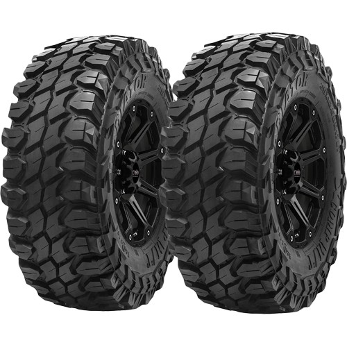 (QTY 2) LT295/65R20 Gladiator X Comp MT 129/126P Load E Black Wall ...