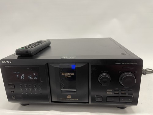 Sony CDP-CX355 300 Disc CD Changer Player w/ NEW BELTS & REMOTE ...