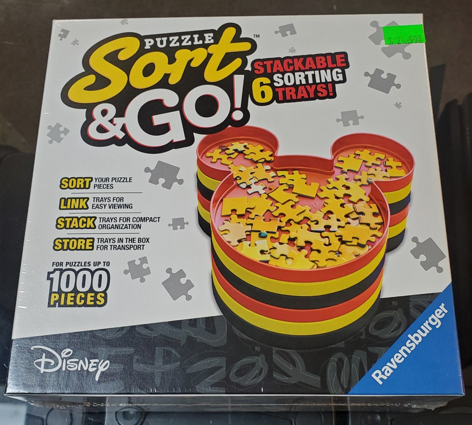 Puzzle Sort & Go - Disney's Mickey Puzzle Sorting Trays Ravensburger ...