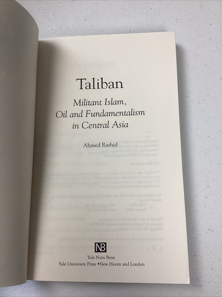 Taliban : Militant Islam, Oil and Fundamentalism in Central Asia by ...