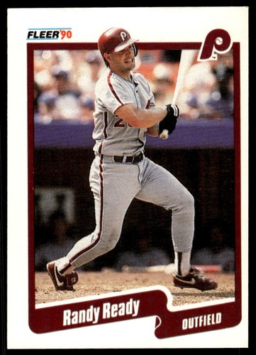 1990 Fleer Baseball Card Randy Ready Philadelphia Phillies #571 | eBay