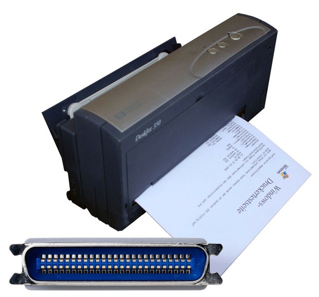 HP Deskjet 340 350C Printer For Ms-dos Windows 95 98 2000 Lpt Parallel ...