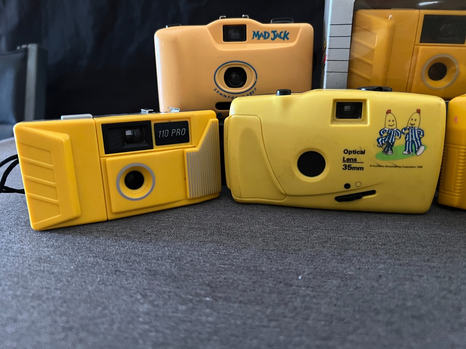 5 x Yellow Vintage Film Cameras | eBay