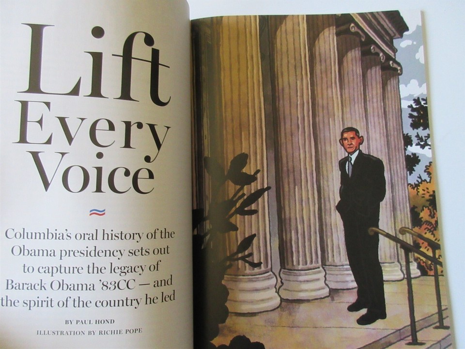 Columbia Magazine Fall 2019 Barack Obama Columbia College University | eBay