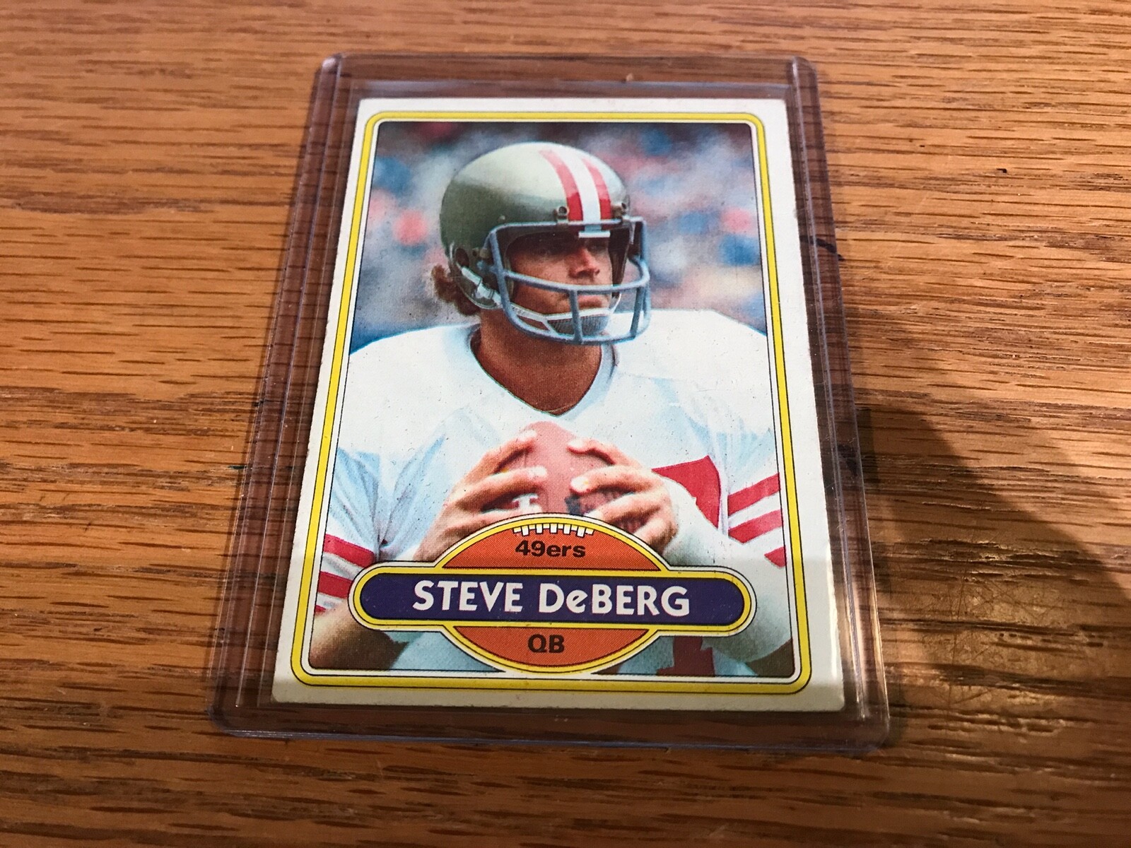 STEVE DeBERG #245 SAN FRANCISCO 49ers - SAN JOSE ST * 1980 TOPPS NFL ...