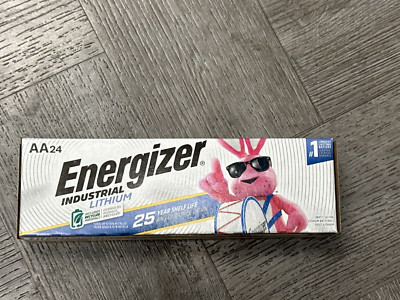 Energizer Industrial Lithium AA Batteries, Pack Of 24 Batteries, L91 | eBay