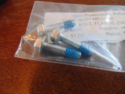 Boulon D'origine HONDA, Flasque 5x20 90197-MEC-000 QTE 3 | eBay