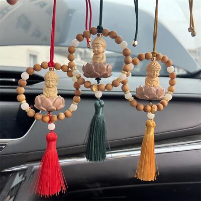 Buddha Statue, Car Rear View Mirror, Charm Pendant, Car Interior ...