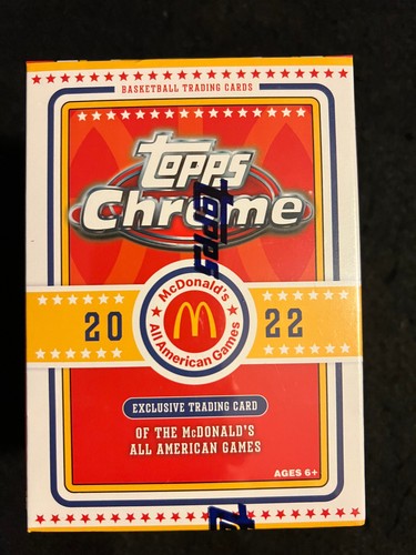 2022 Topps Chrome McDonald's All American Basketball Blaster Box Sealed ...