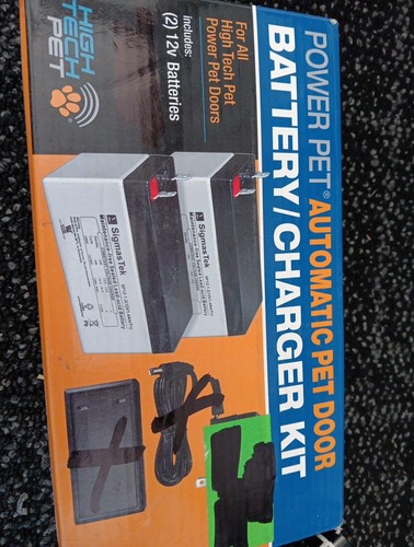 HIGH TECH PET POWER PET AUTOMATIC PET DOOR BATTERIES 2 X 12V BATTERIES ...