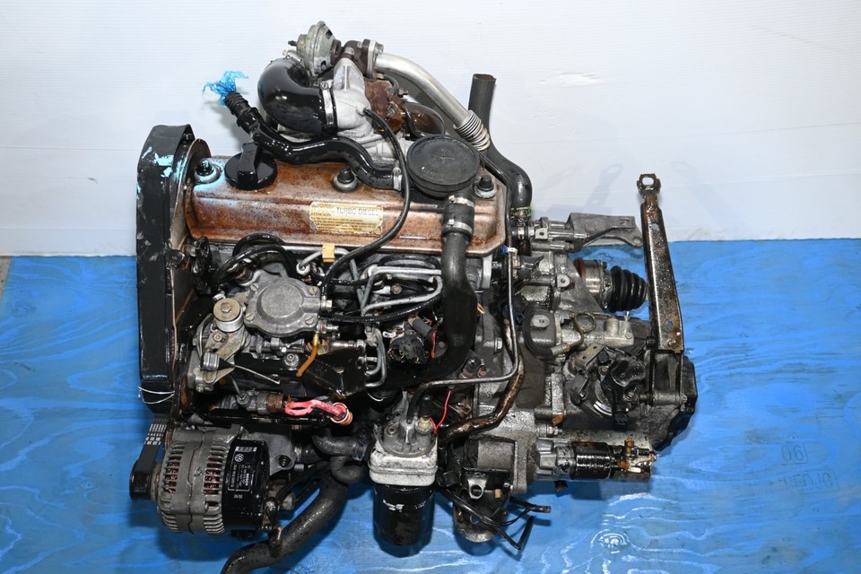 1993-1997 Volkswagen AAZ Turbo Diesel Engine 1.9L & 5 Speed Manual ...