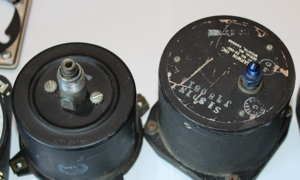 Cessna Aircraft Gauges Lot of 5 (parts or repair) RPM, MANIFOLD ...