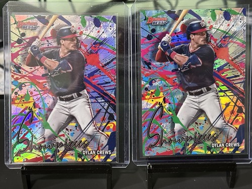 Pair Of 2024 Bowmans Best Dylan Crews Showpieces #BS-5 Washington ...