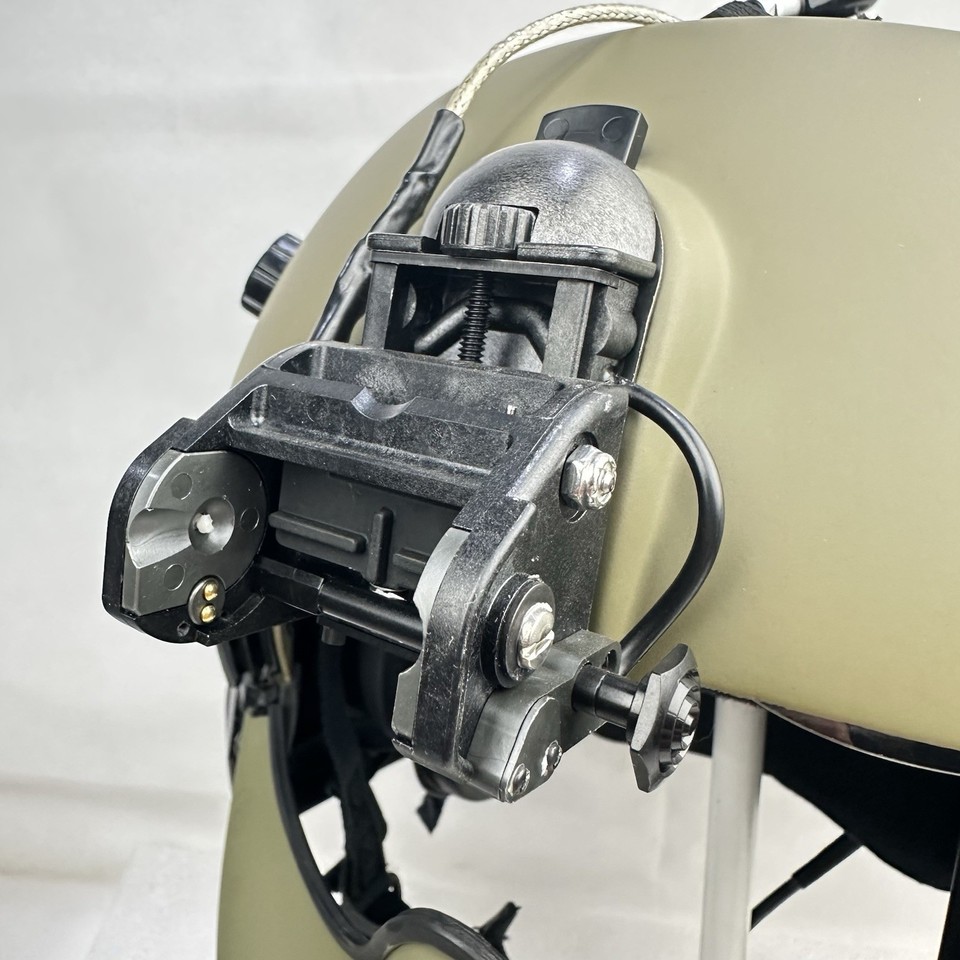 Medium OD HGU GENTEX HGU-56/P Helicopter Pilot Flight Helmet W/ MFS ...