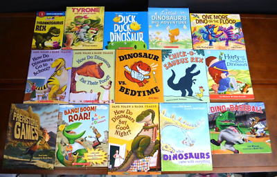 Lot 15 DINOSAUR THEMED Picture Books HOW DO DINOSAURS DINOSAUR VS ...