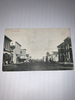 Vintage Postcard Tigerton Wisconsin Looks Like Main Street 1900 See ...