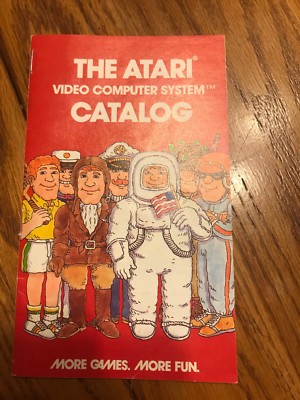 The Atari Video Computer System Catalog - Game Instructions only Ships ...