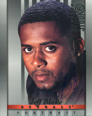 Jeff Blake Autographed Donruss 8x10 Card | eBay