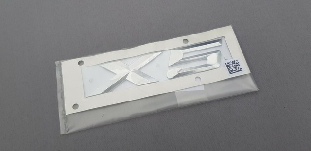 BMW X5 G05 Hinten Kofferraum Abzeichen Emblem - Original - 51147424395 ...