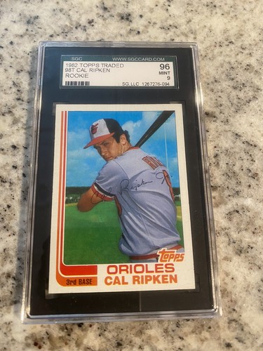 MINT SGC 9 1982 TOPPS TRADED CAL RIPKEN JR #98T ROOKIE SHARP CARD ...