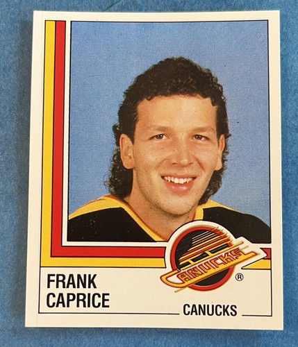 1987-88 Panini Stickers #339 Frank Caprice Vancouver Canucks NHL | eBay