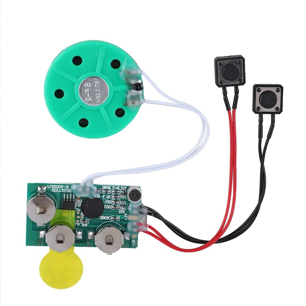 60s DIY Greeting Card Module Voice Sound Record Chip For Christmas ...