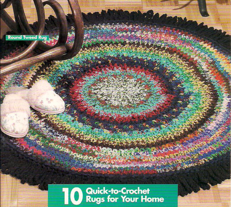 Round Rag Rug Crochet Pattern