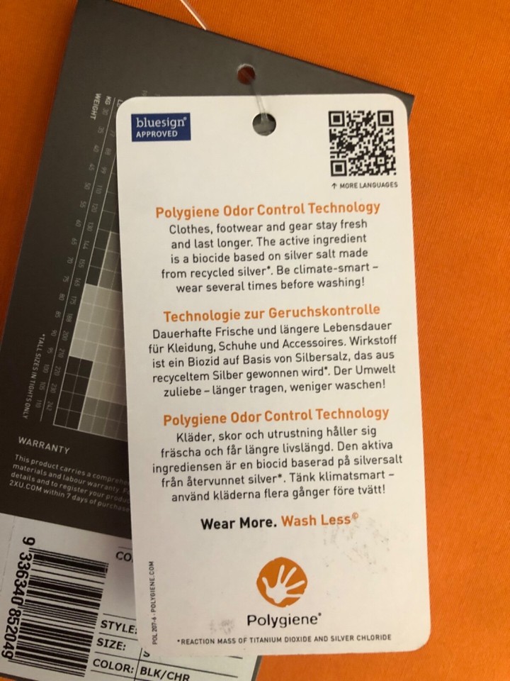 2XU Women’s High-Rise Mild Compression Leggings $140 AUD Size S Black ...