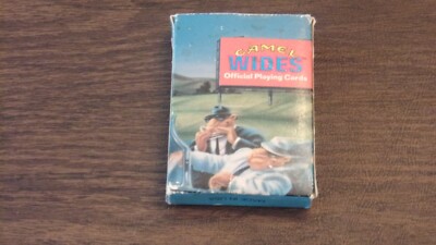 Camel Wides Cigarettes Official Playing Cards Joe Camel Plastic Coated ...
