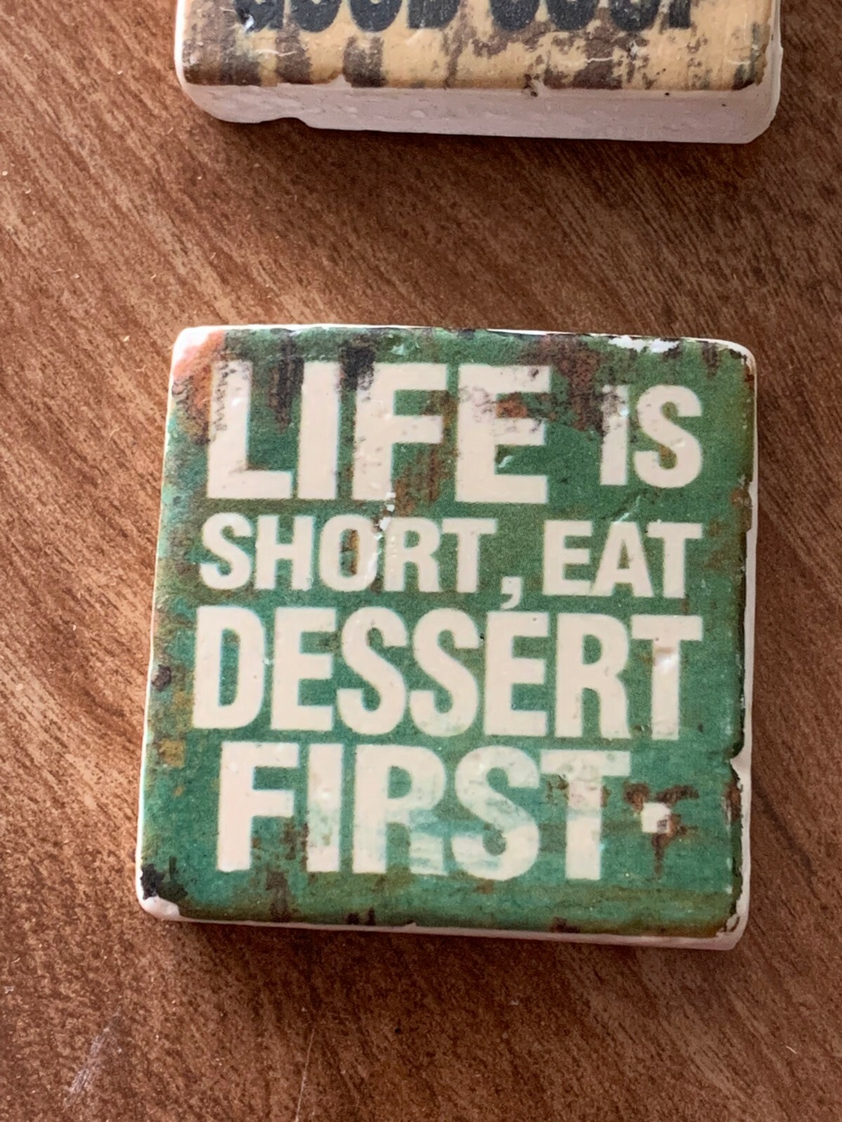 Set of Four Refrigerator Magnets with Sayings Square 1 3/4" Each | eBay