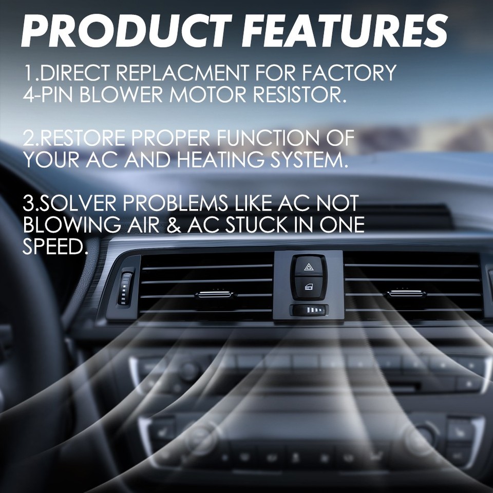 For 2014-2015 Chevrolet Cruze 2.0L NEW Motor Blower Resistor 13427160 ...