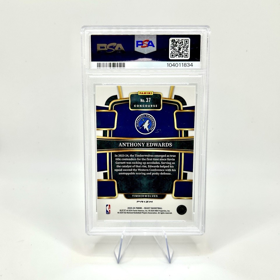 ANTHONY EDWARDS 2023-24 PANINI SELECT CONCOURSE ELEPHANT PRIZM SP SSP ...