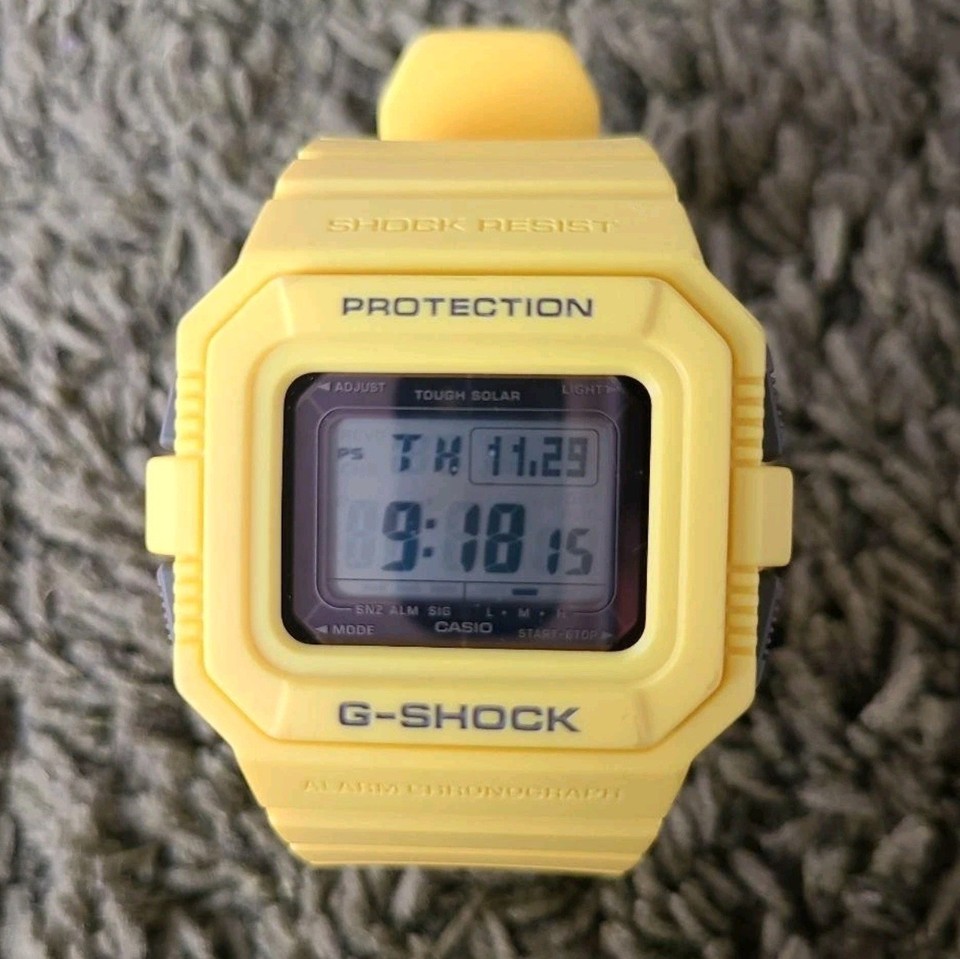 G-SHOCK G-5500TS Yellow Tough Solar (LIMITED TYO Backlight) | eBay