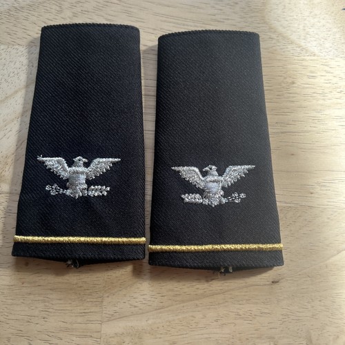 US Military Uniform Army Epaulet Shoulder Insignia lot (2) Colonel | eBay