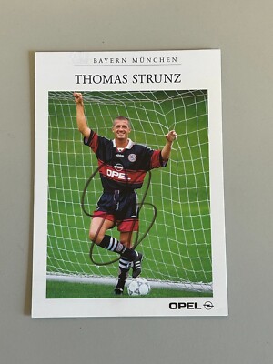 Thomas Strunz FC Bayern München Autogrammkarte original signiert #34001 ...