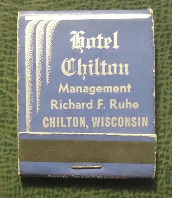 Matchbook - Hotel Chilton WI FULL | eBay