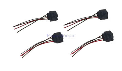 4B0973724 OEM Ignition Coil Plug Wiring Connector X4 Set For Audi A3 A4 ...