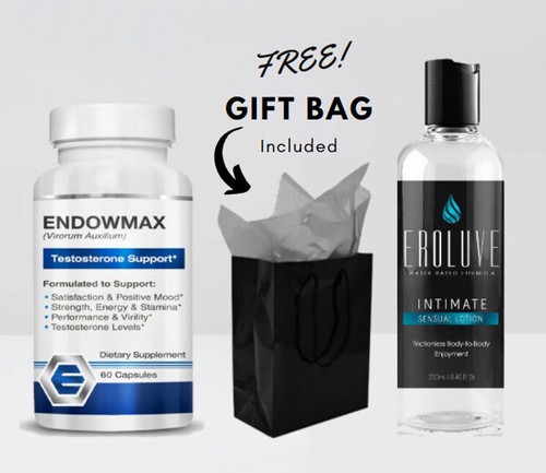 Endowmax Pills + Eroluve Intimate Lotion | L-Arginine|Tribulus|Stamina ...