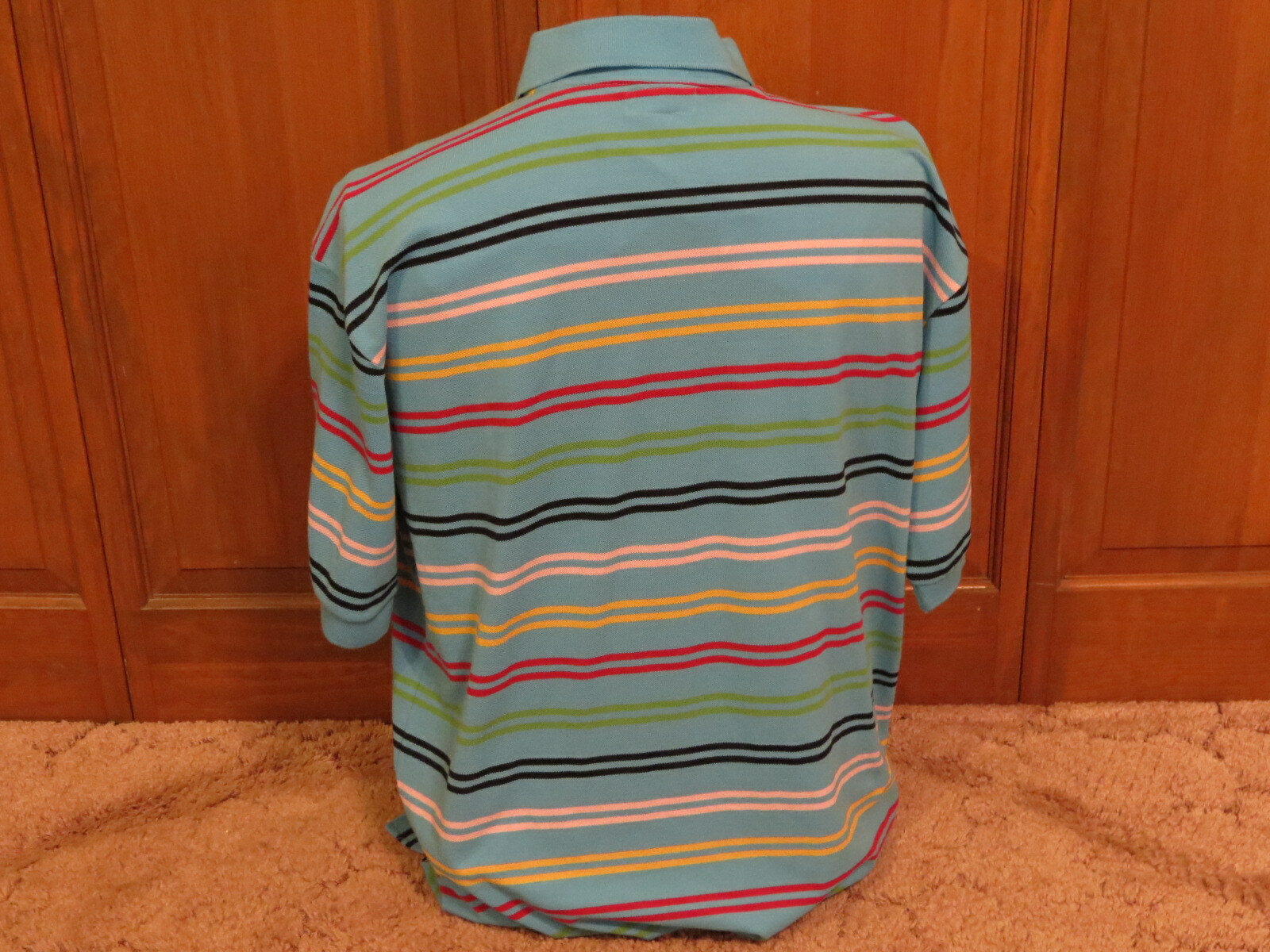 Lrg Roots & Equipment, Polo Shirt, Size: XL, Light Blue w/ multicolored ...