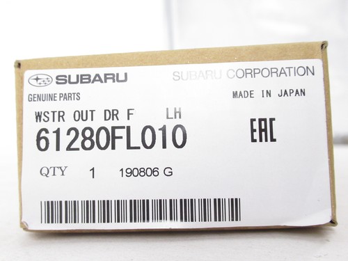 Genuine OEM Subaru 61280FL010 Belt Weather Strip Window Sweep 2017-2019 ...