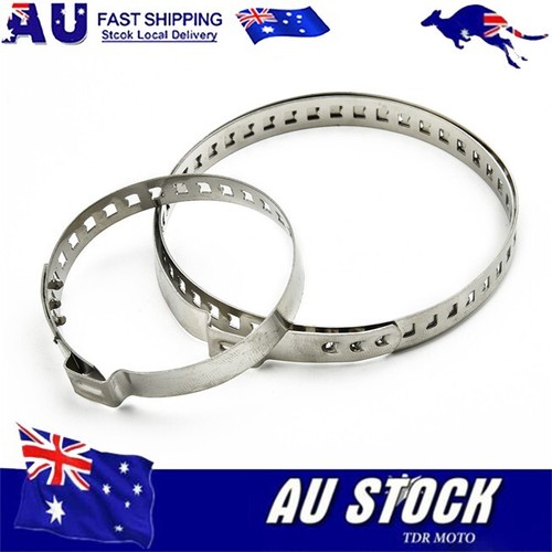 10xCV Boot Clips Kit Stainless Steel Axle CV Joint Crimp Clamp ...