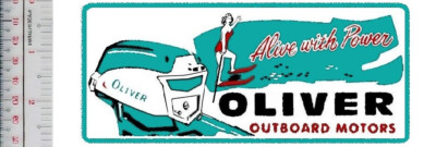 Outboard Oliver Outboard Motors 1955 - 59 Battle Creek Patch NO TARIFF ...