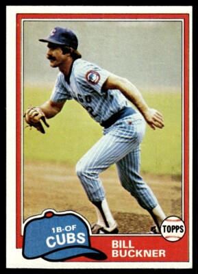 1981 Topps Bill Buckner Chicago Cubs #625 | eBay