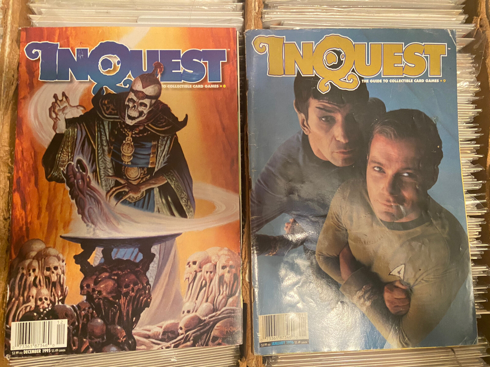 InQuest Gamer Magazine #8 (Dec 1995)+ #9 (Jan 1996) MTG STAR TREK | eBay